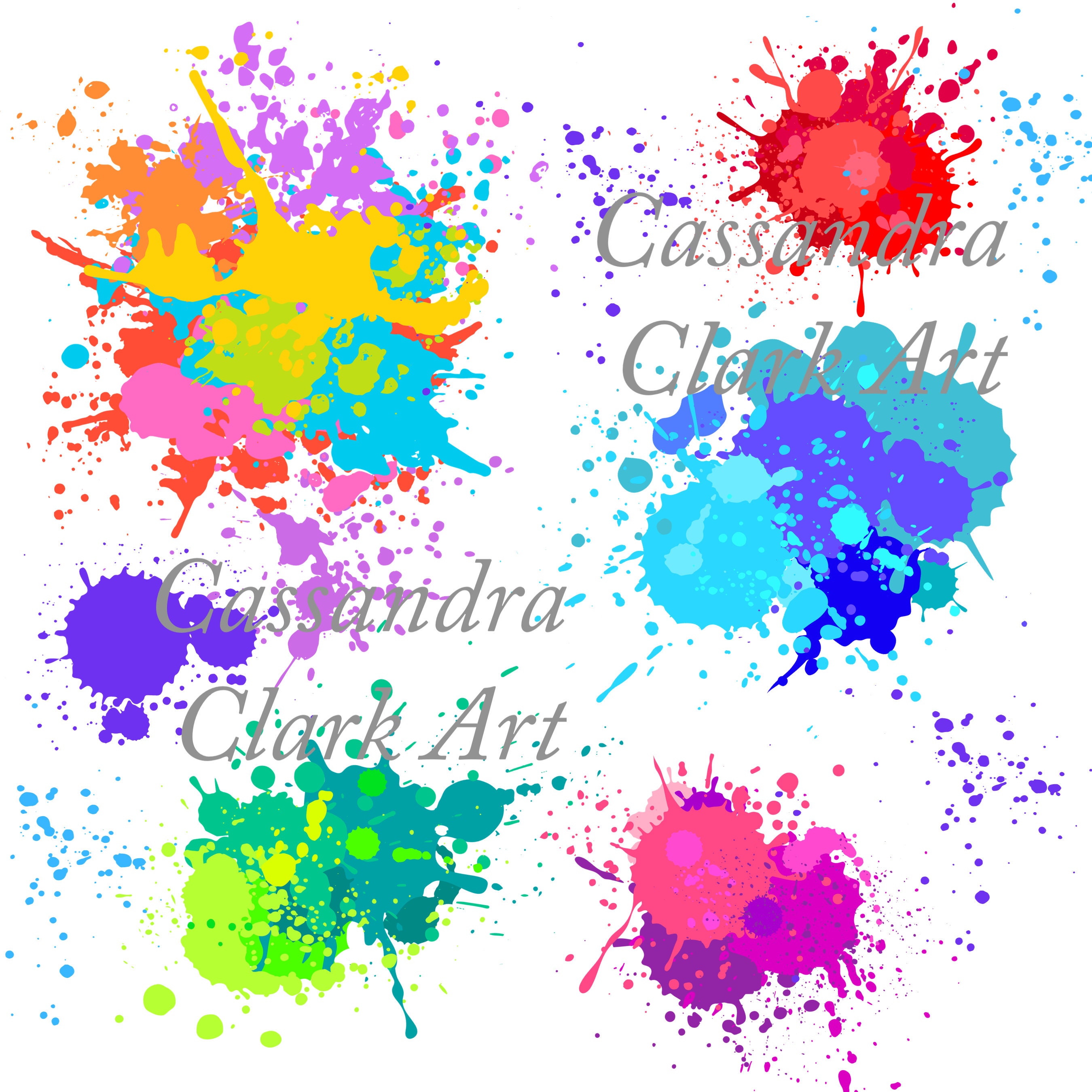 Colorful Paint Splatters Blazer, Unisex 100% Cotton Sports Coat, Art ...