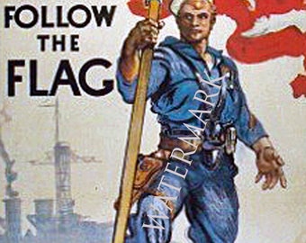 Follow the Flag - Etsy