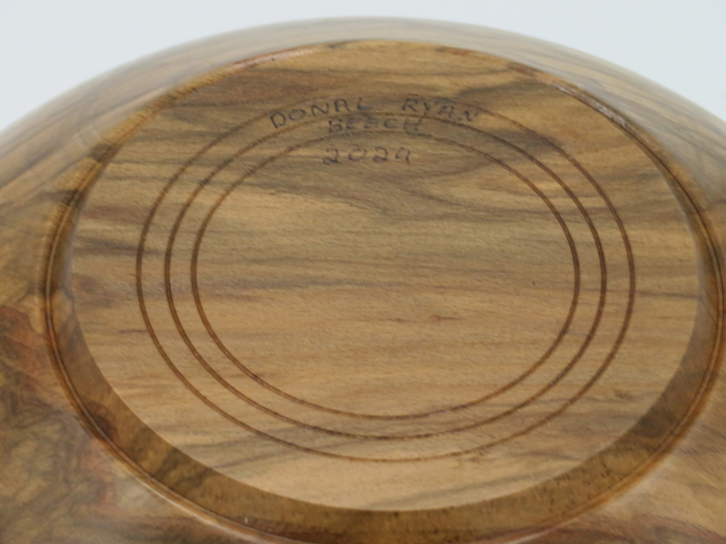 Unique Irish Beech Bowl With Natural Effects - Etsy