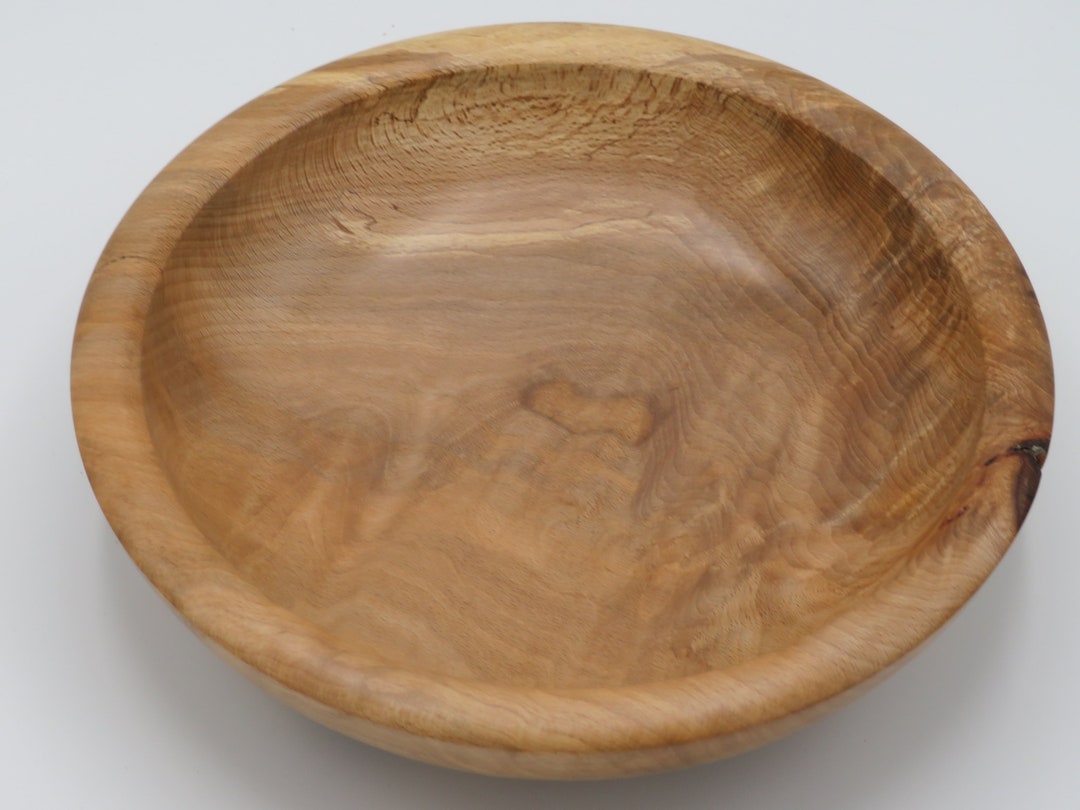 Natural Irish Spalted Beech Bowl With Curved Rim - Etsy