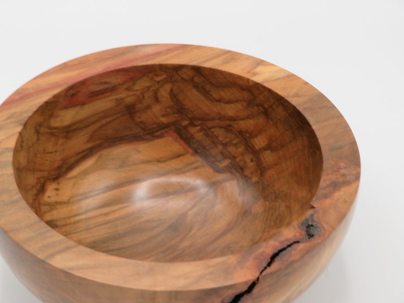 Unique Irish Beech Bowl With Natural Effects - Etsy