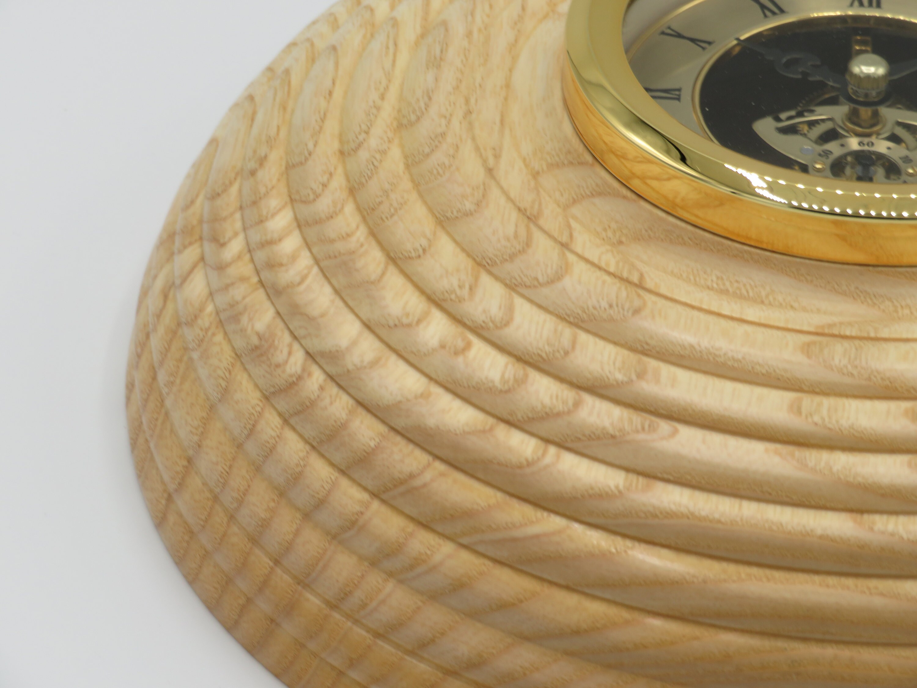 Wall Mounted Beaded Ash Clock - Etsy