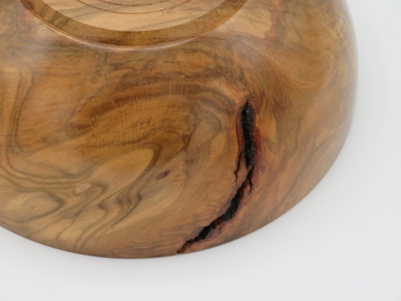 Unique Irish Beech Bowl With Natural Effects - Etsy