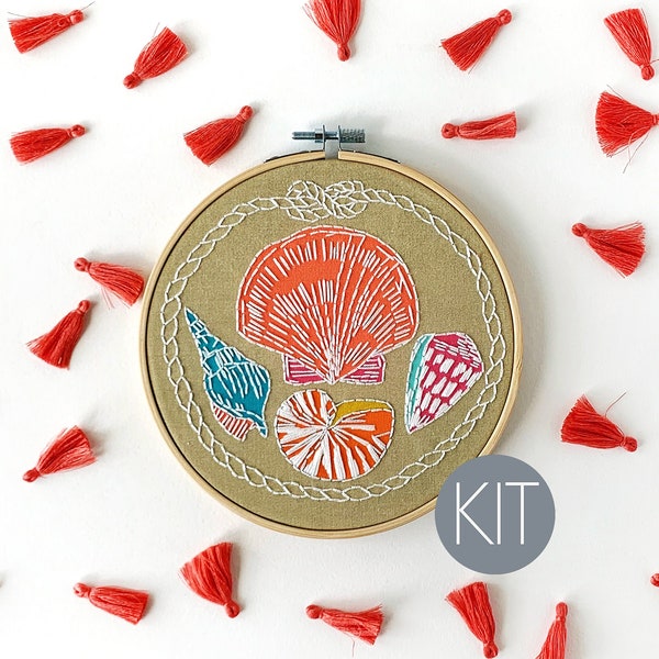 Summer Embroidery Kit - Etsy