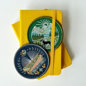 Reader Embroidery Sticker Patch - Etsy