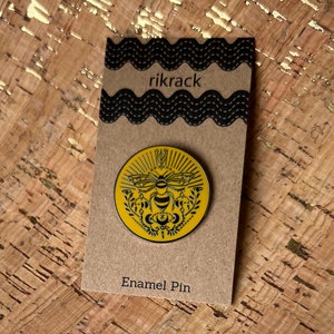 Bee Enamel Pin - Etsy