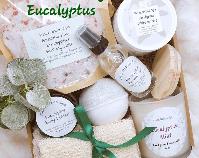 Mother's Day Spa Relaxing Gift Box| Calm| Eucalyptus & Lavender ...