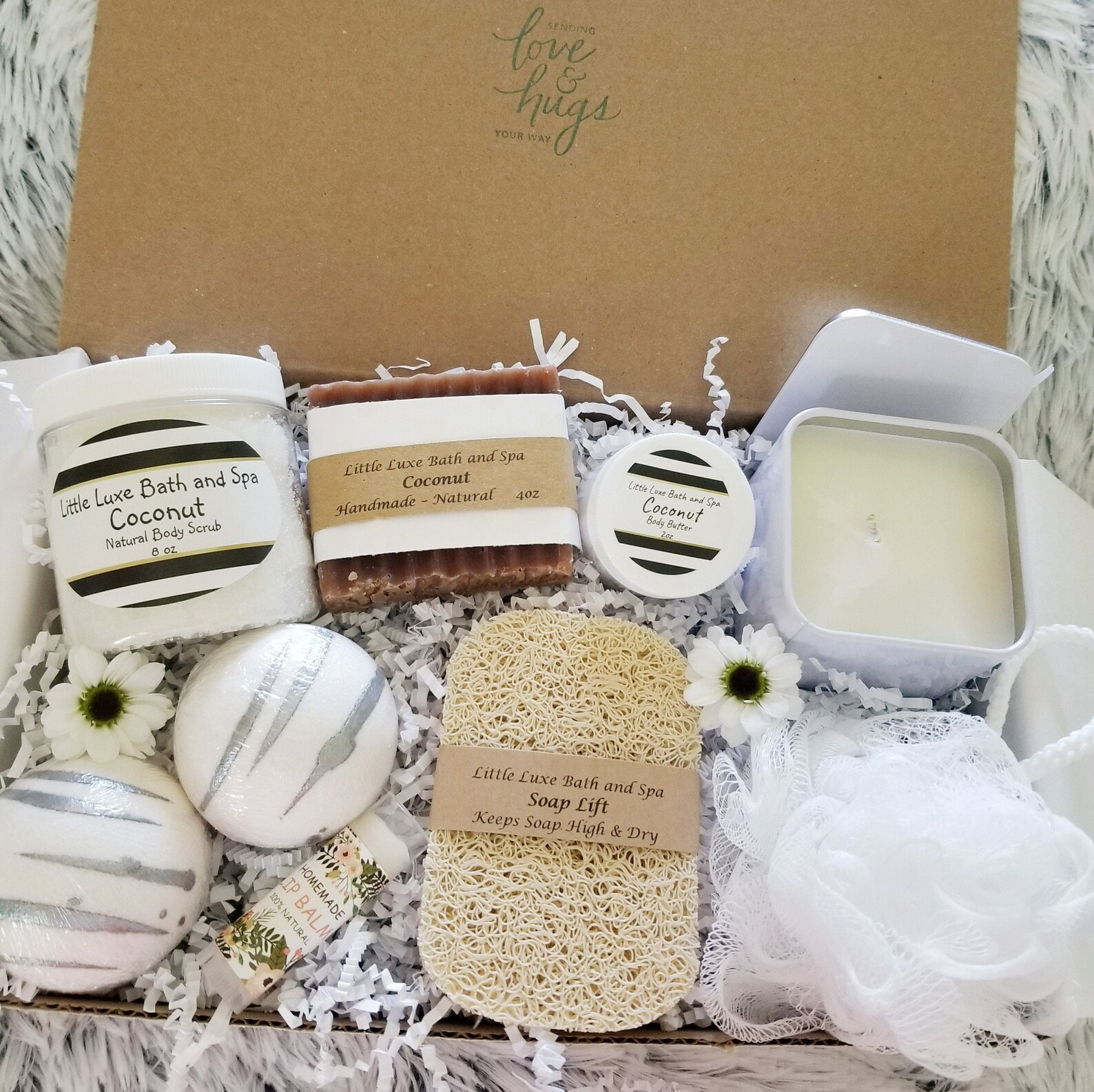 COCONUT/ Tropical Spa Gift Box/ Birthday Gift for Friend/ - Etsy