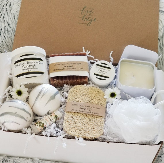 COCONUT/ Tropical Spa Gift Box/ Birthday Gift for Friend/ - Etsy