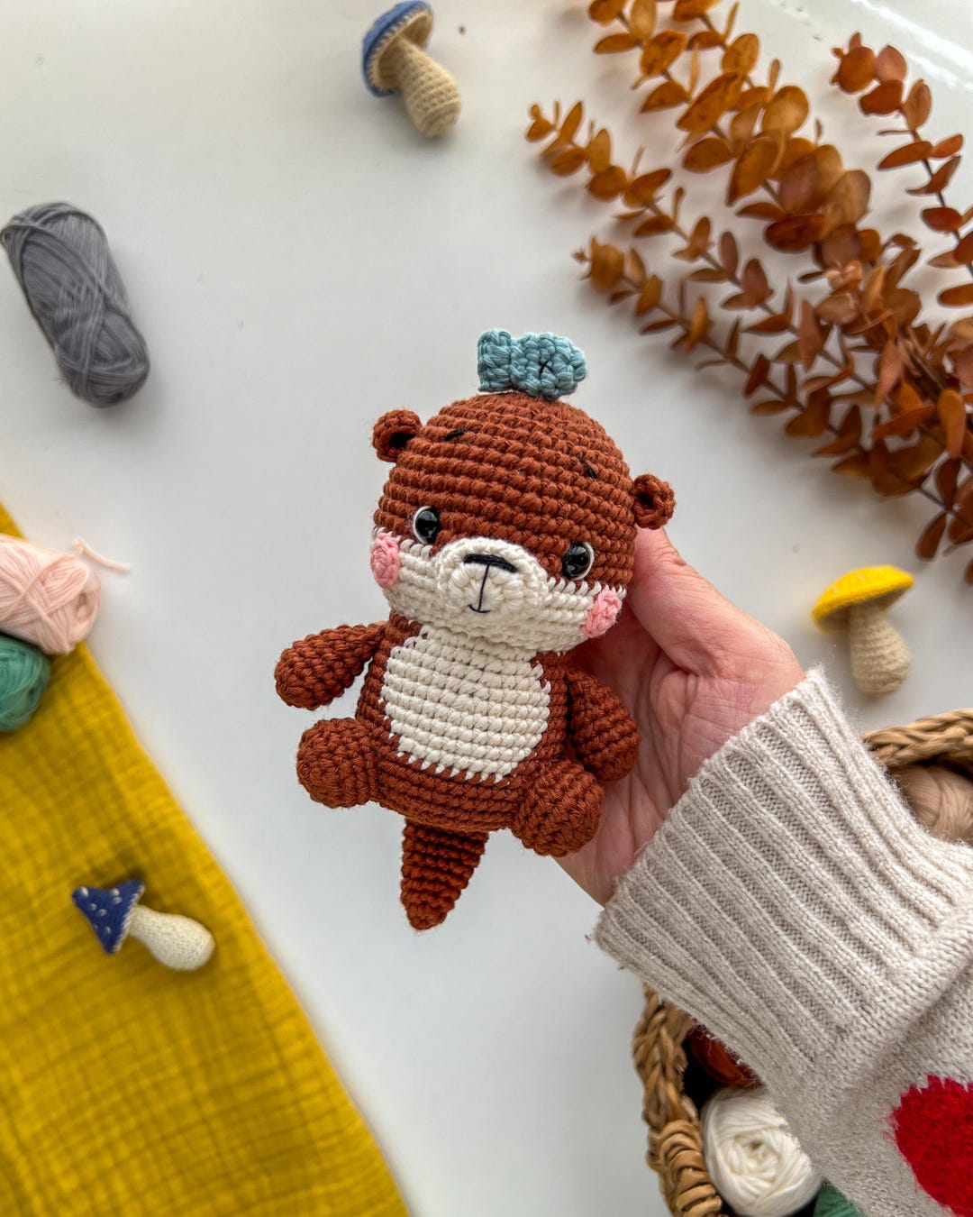 Amigurumi Otter Pattern, Otter Plush Pattern, Crochet Otter Pattern ...