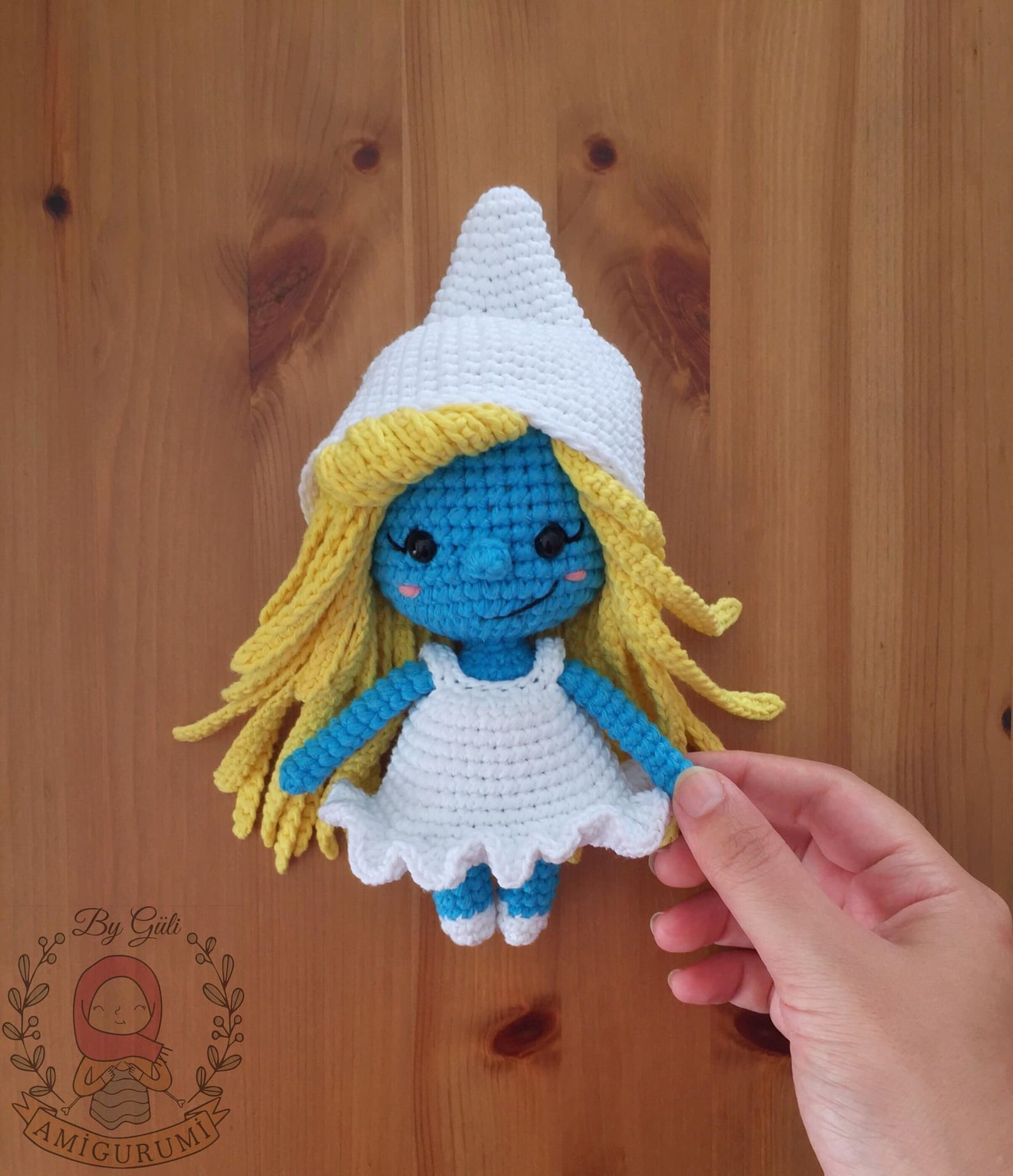 Crochet Smurfette Pattern Crochet Smurfs Pattern Amigurumi - Etsy