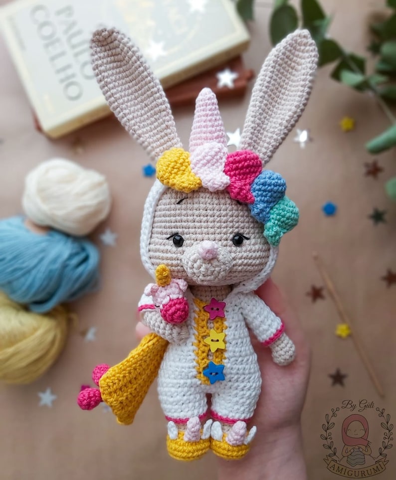 Rabbit Plush Pattern Crochet Rabbit Pattern Crochet - Etsy