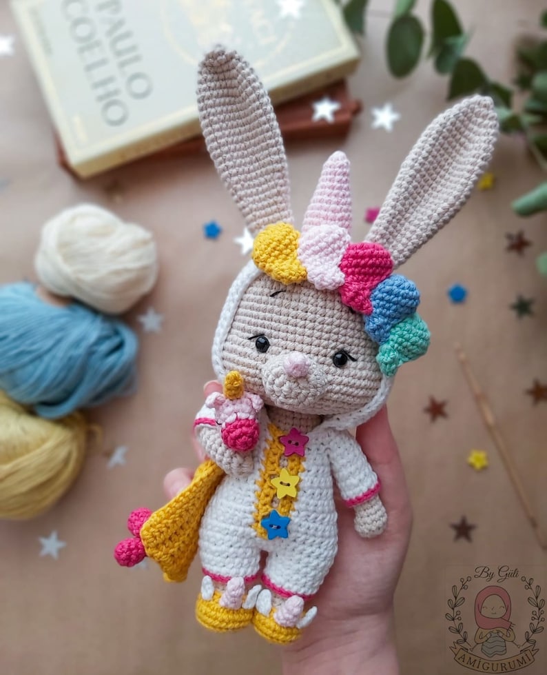 Rabbit Plush Pattern Crochet Rabbit Pattern Crochet - Etsy