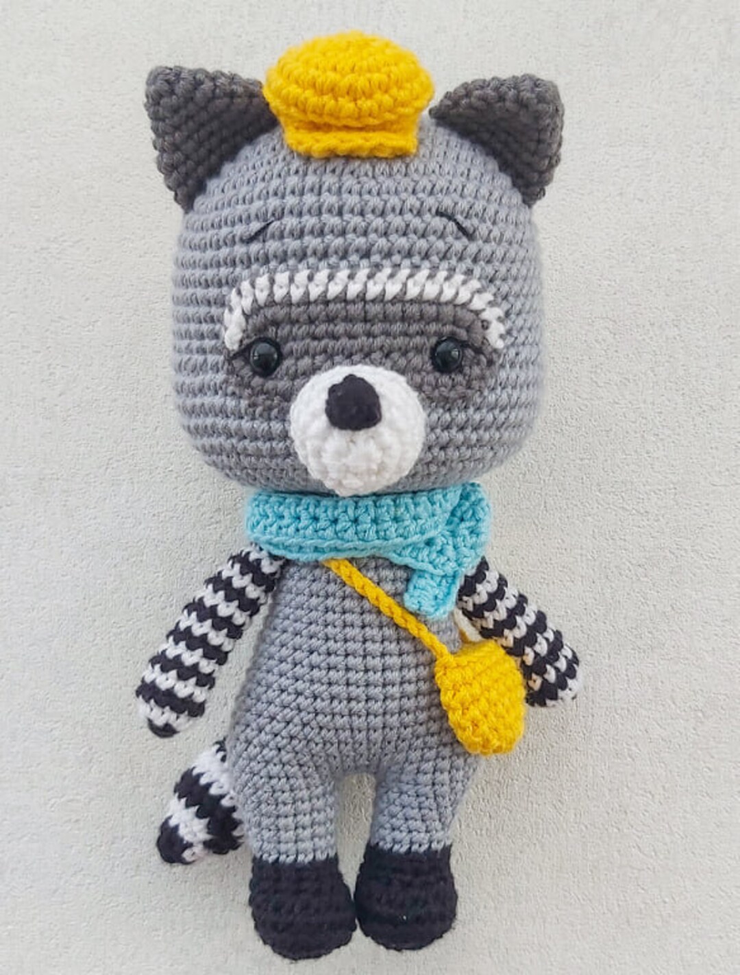 Crochet Racoon Pattern, Raccoon Pattern, Crochet Patterns, Crochet ...