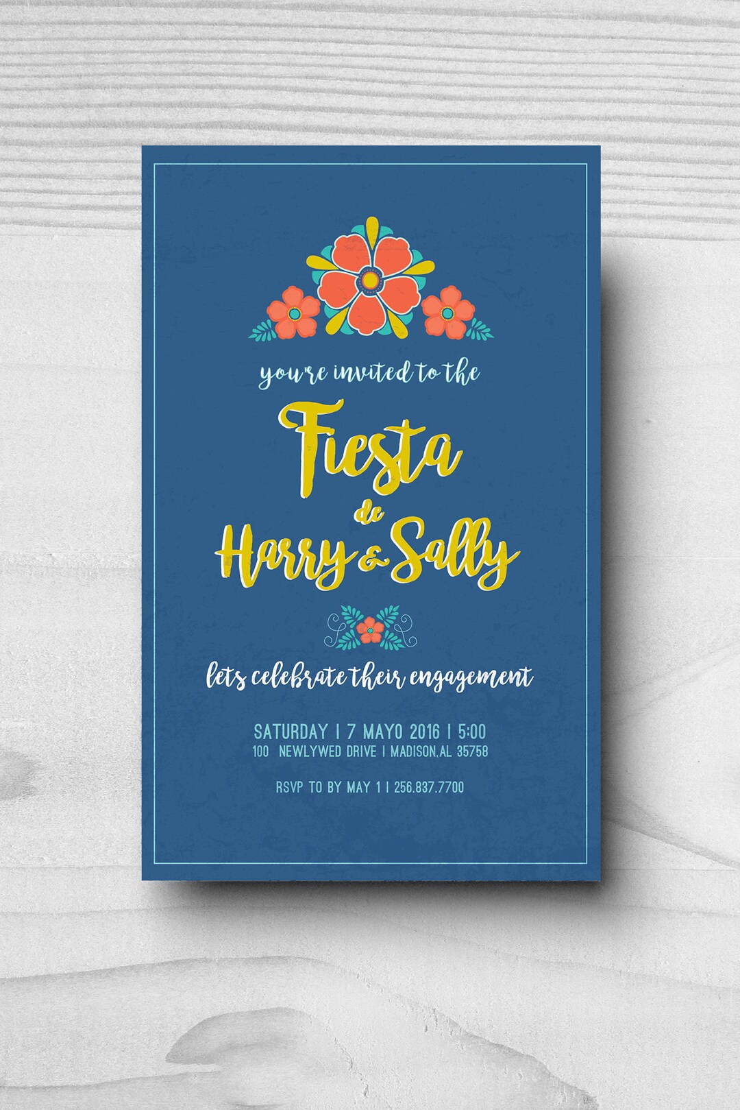 Cinco De Mayo Invitation Fiesta Invitation Engagement Party - Etsy