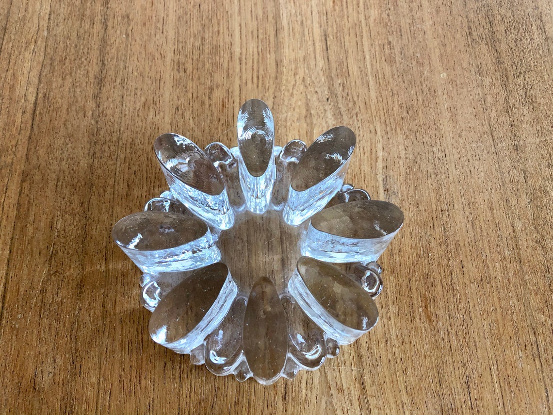 George Shutte Crystal Coaster, Luxury Centerpiece, Vintage 1970 ...
