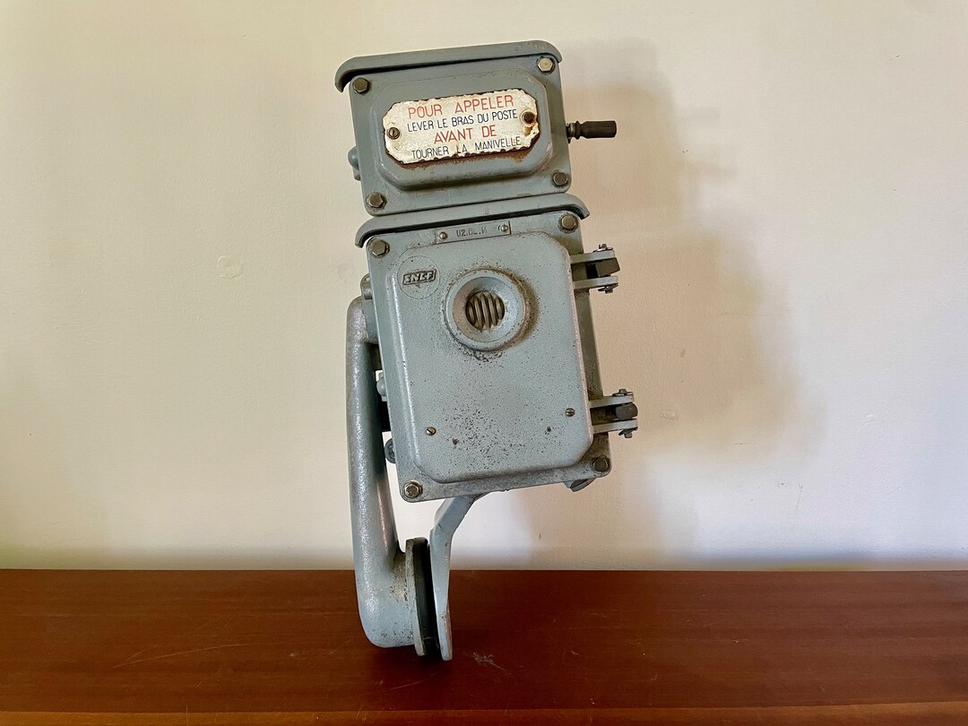 Antique Track Telephone, SNCF Train Network, Decorative Accessory ...