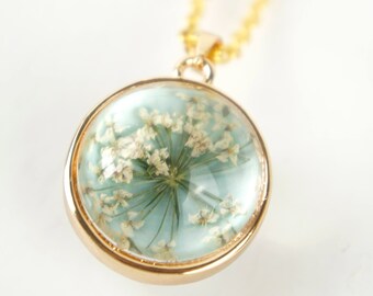 Baby blue necklace | Etsy