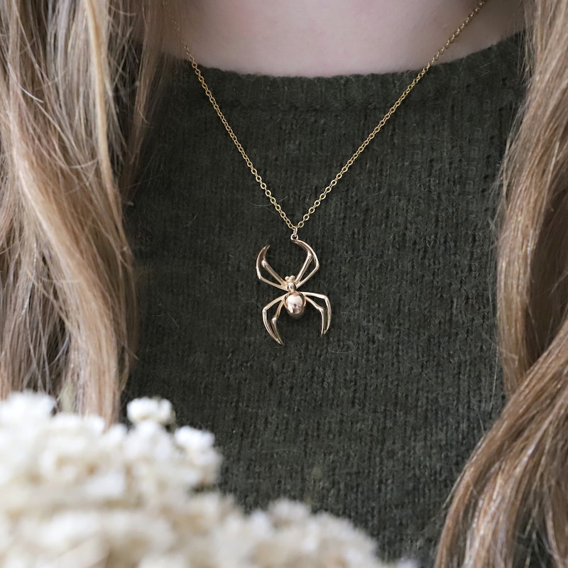 Spider Necklace - Etsy