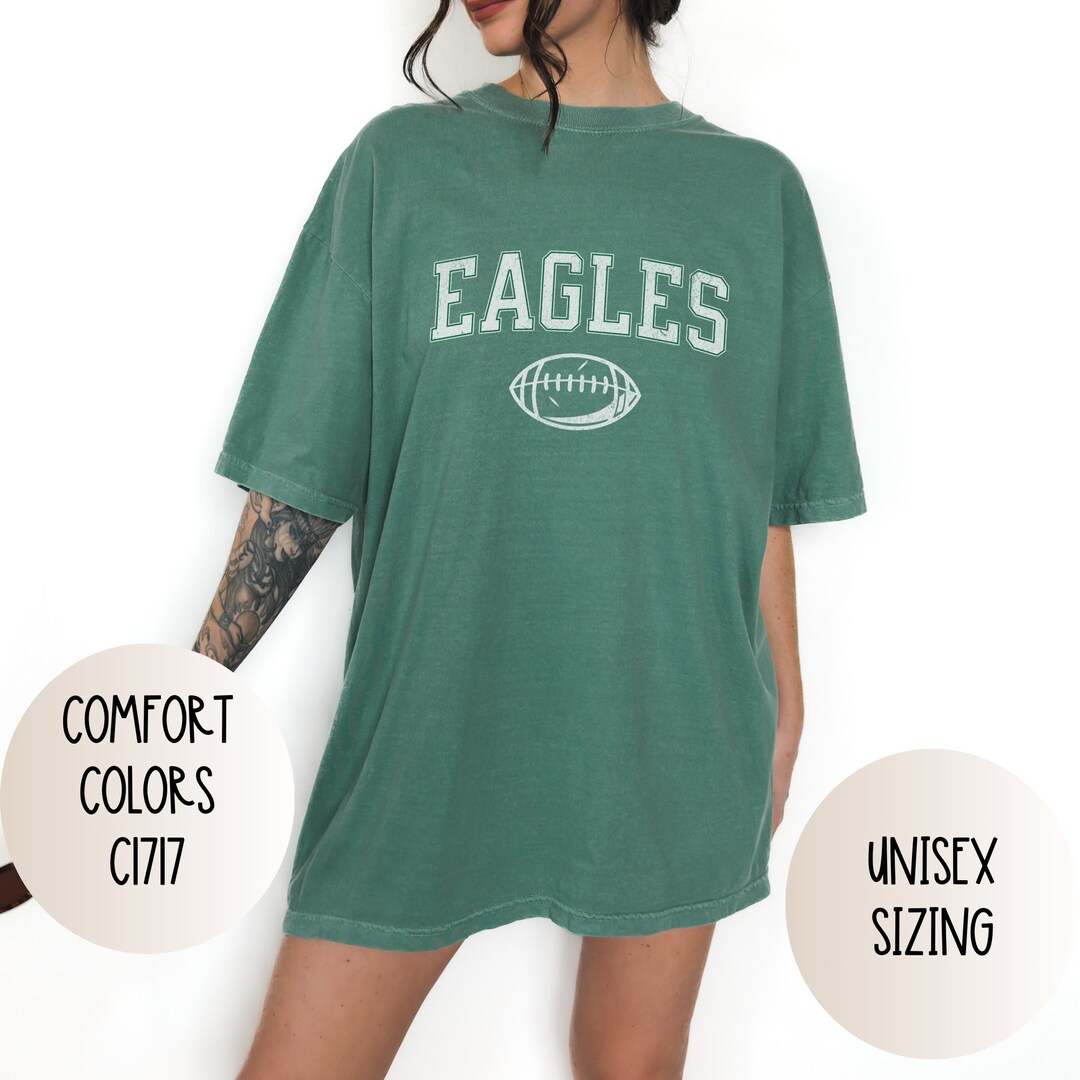 Comfort Colors Eagles Shirt for Eagles Football Fan on Game Day Custom ...