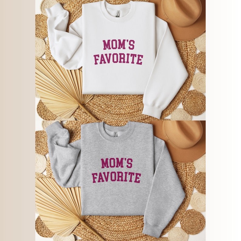 Custom Mom's Favorite Sweatshirt for Mom's Favorite Shirt Gift for ...