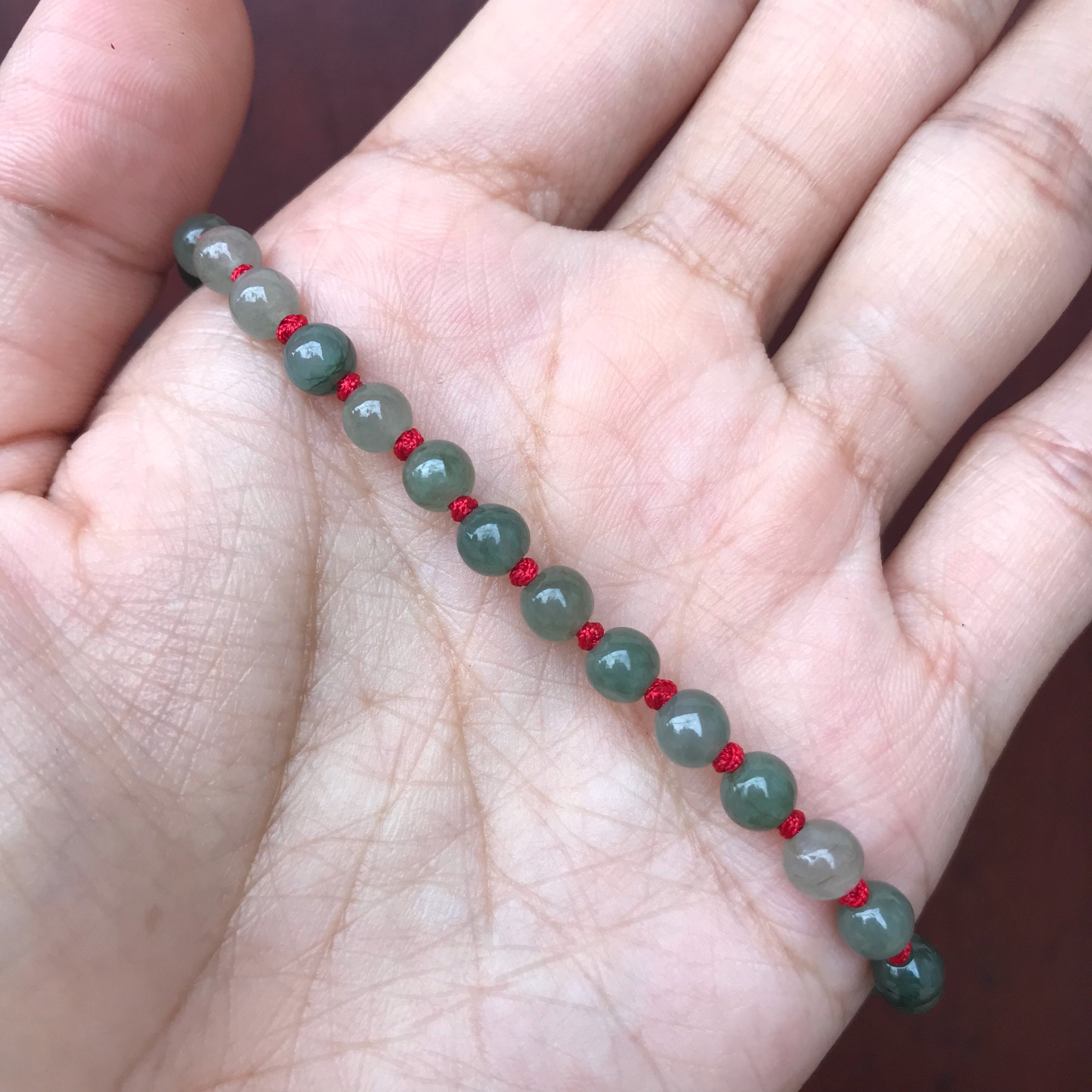 Jade Protector Red String Bracelet Classic Chinese Style | Etsy