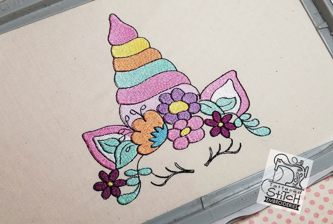 UNICORN MACHINE EMBROIDERY - Girls Party, Magical, Magic Unicorn - 4x4 ...