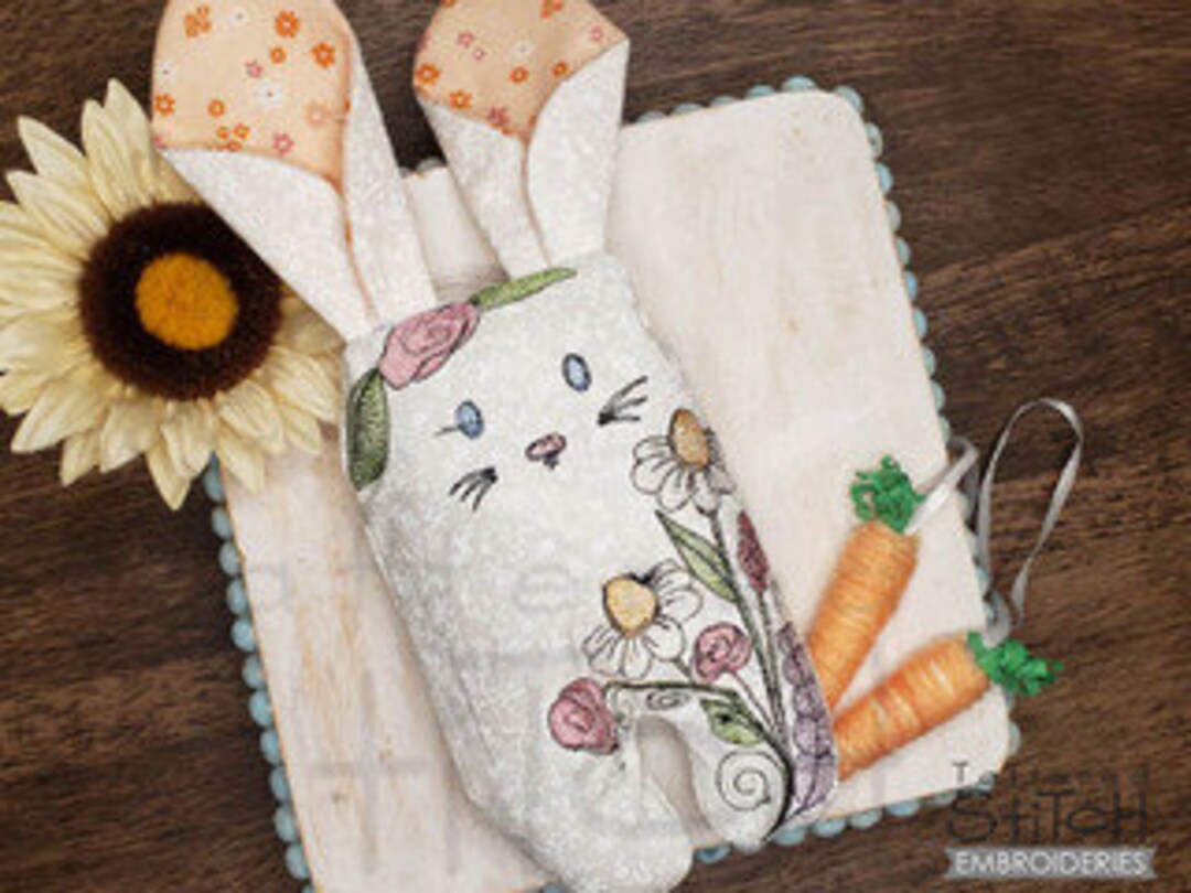 FLORAL Bunny Stuffie - Easter, Bunnies, Children, Kids Stuffies, Easter ...