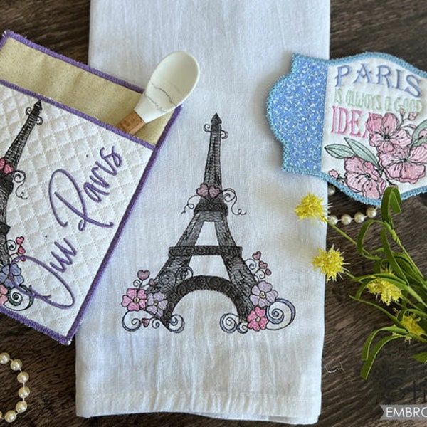 Paris Embroidery - Etsy