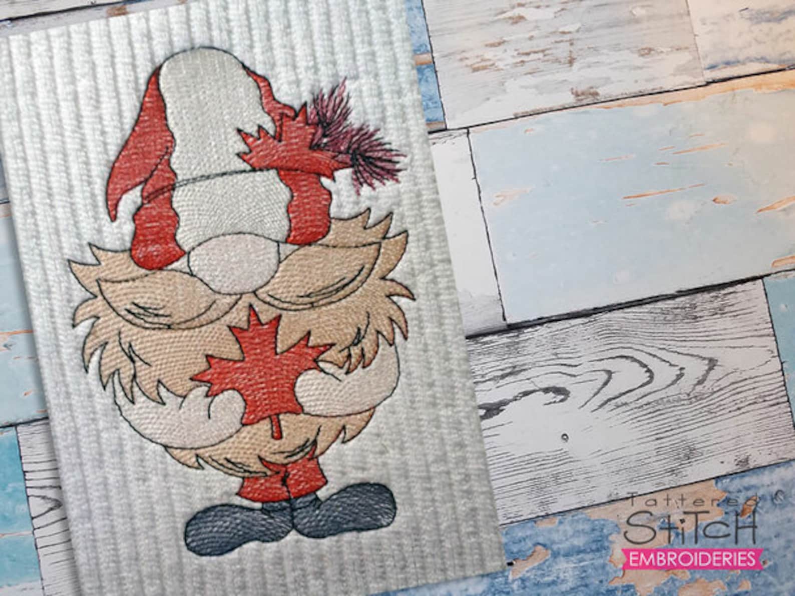 CANADIAN GNOME EMBROIDERY - Canada, Canadian, Gnomes, Gnome Embroidery ...