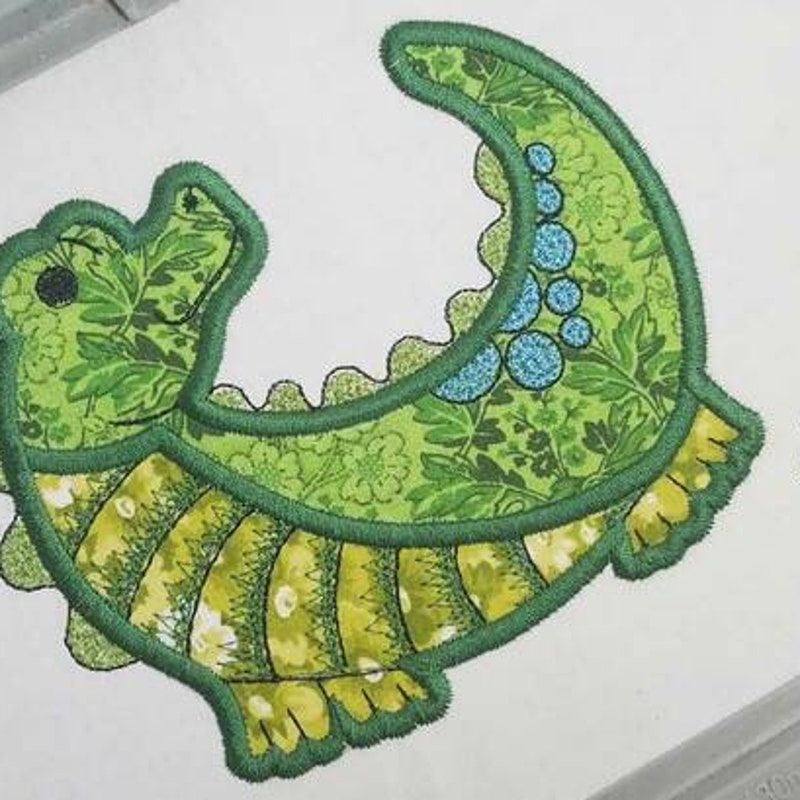 Alligator Applique - Etsy