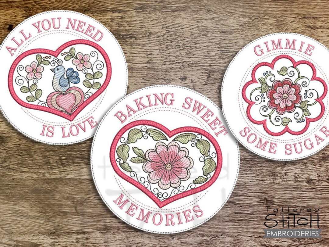 VALENTINE LABELS BUNDLE - Sewing, Crafting, Embroidery, Gifting ...
