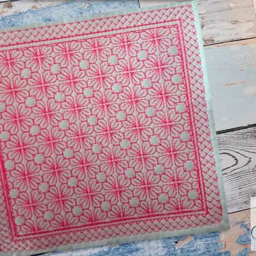 QUILT BLOCK EMBROIDERY Background 2 background Only Fits - Etsy