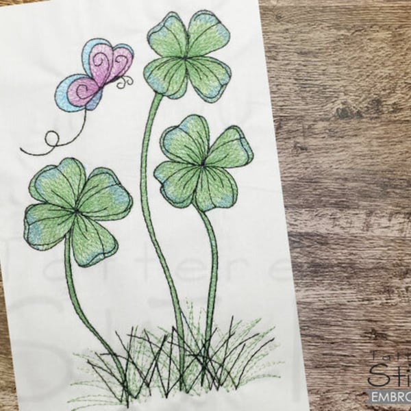 Clover Embroidery - Etsy