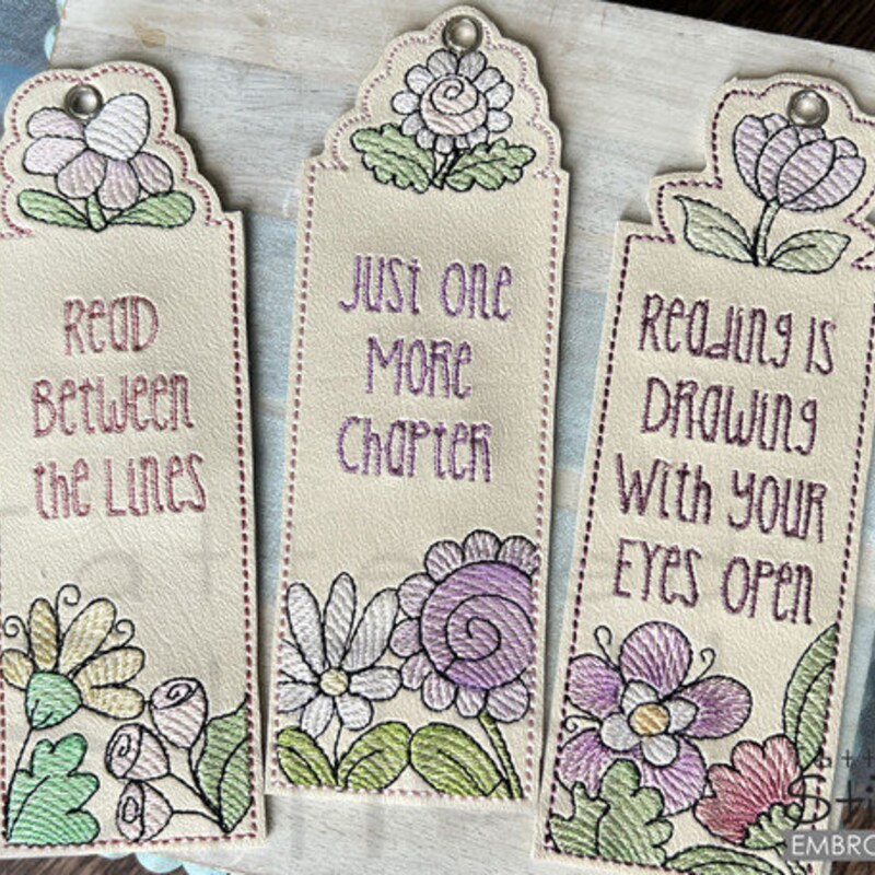 Embroidery Bookmark - Etsy