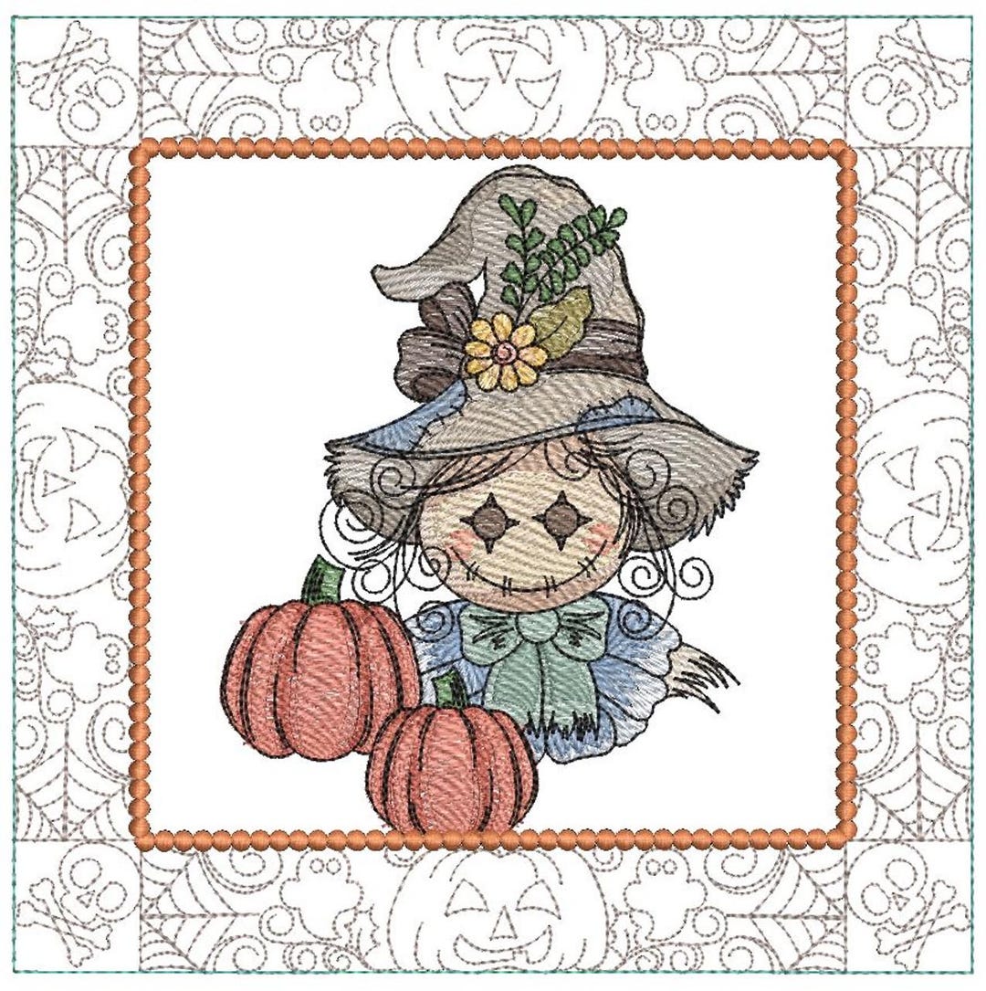 SCARECROW 8 QUILT Block - Sewing, Crafting, Embroidery, Gifting ...