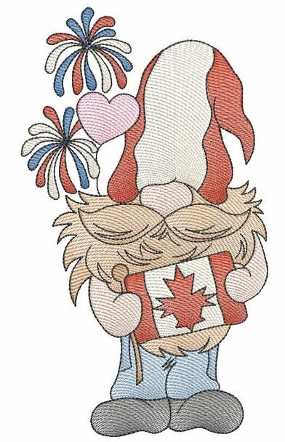 CANADA Day GNOME EMBROIDERY - Canadian, Canada, Canada Day, Gnomes ...