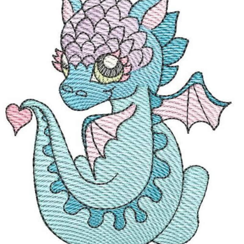 Embroidery Dragon - Etsy
