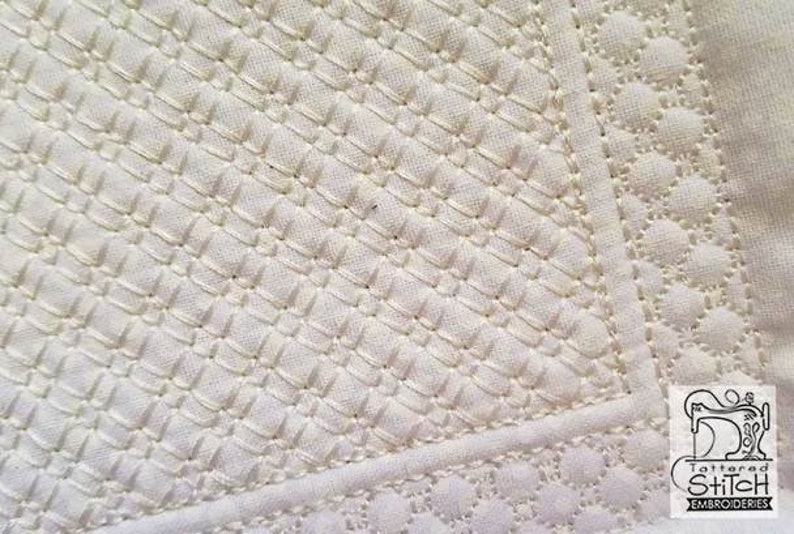 QUILT BLOCK EMBROIDERY Background #2 (background Only) - Fits a 5x5 ...