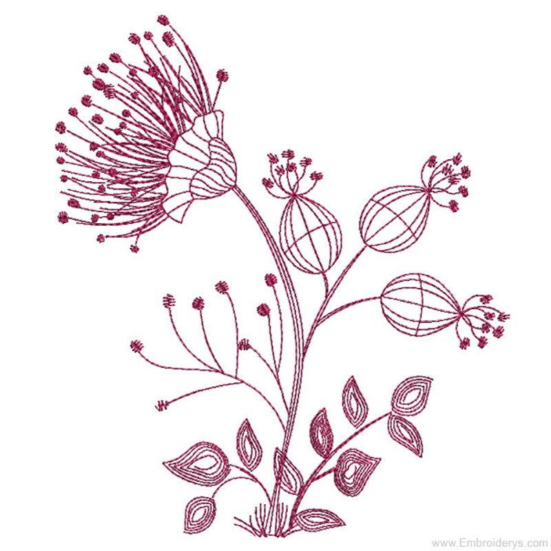 Redwork Pattern - Etsy