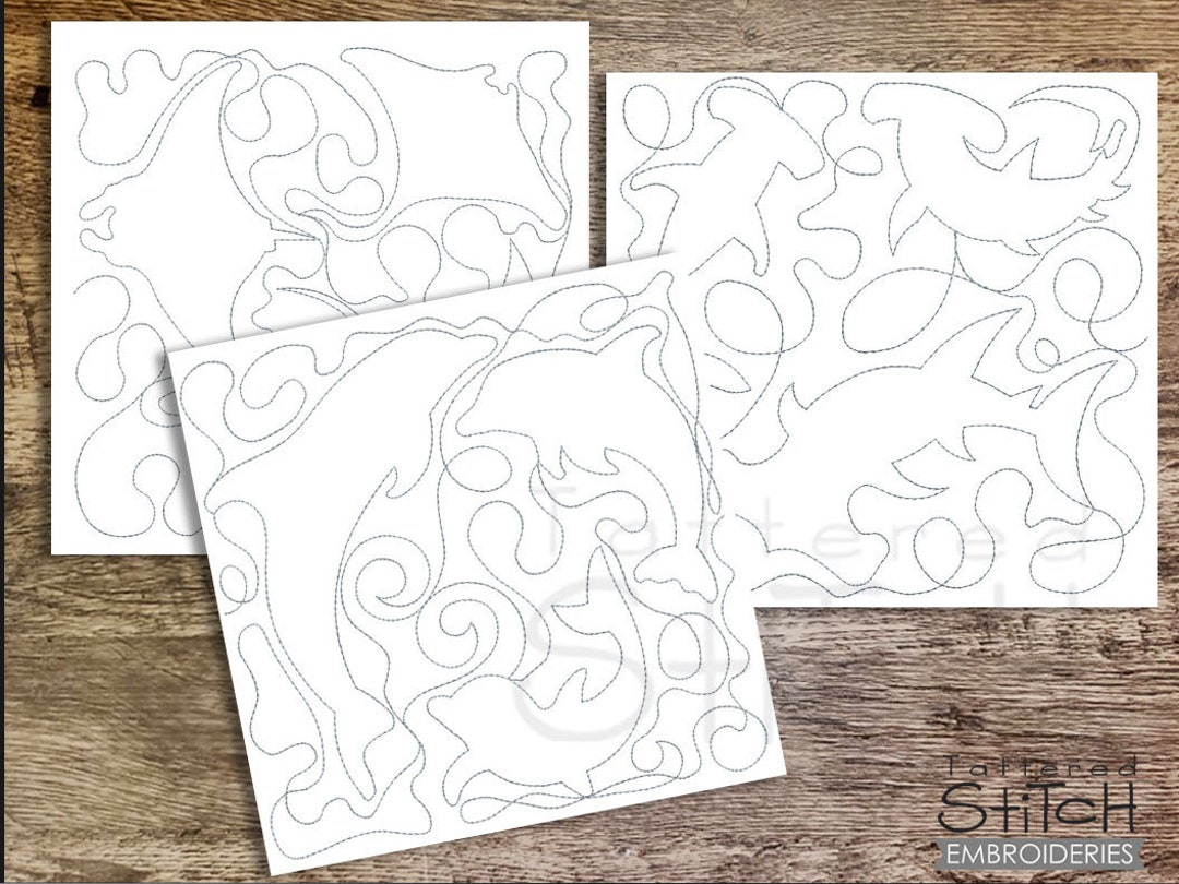 SEA LIFE EDGE to Edge Quilt Block Bundle - Sewing, Crafting, Embroidery ...