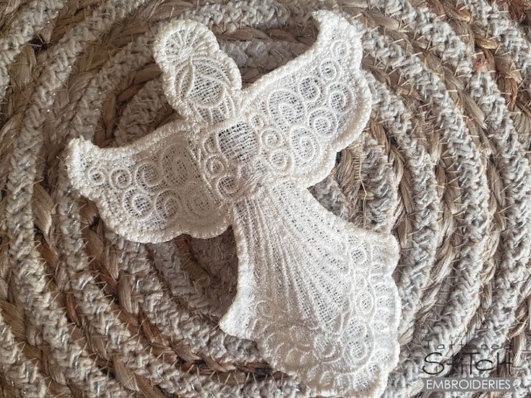 Free STANDING LACE ANGEL - Embroidery - Angels, Christmas, Lace ...