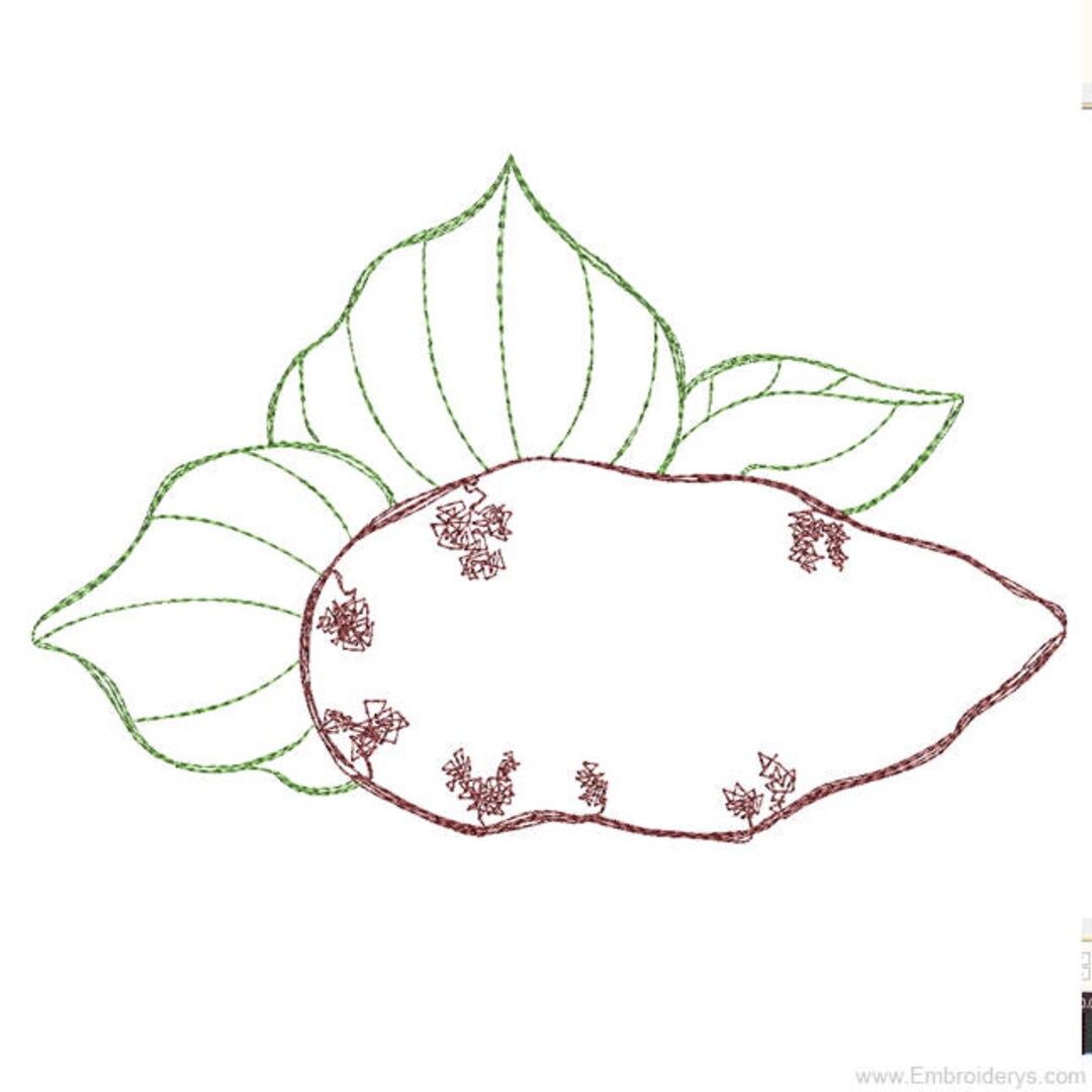 Spud - Machine Embroidery Design - Etsy