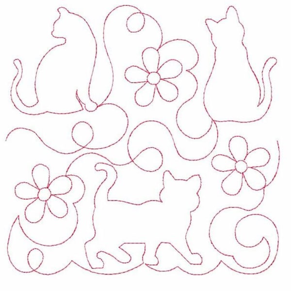 Edge to Edge Quilting Design for Embroidery Machine - Etsy