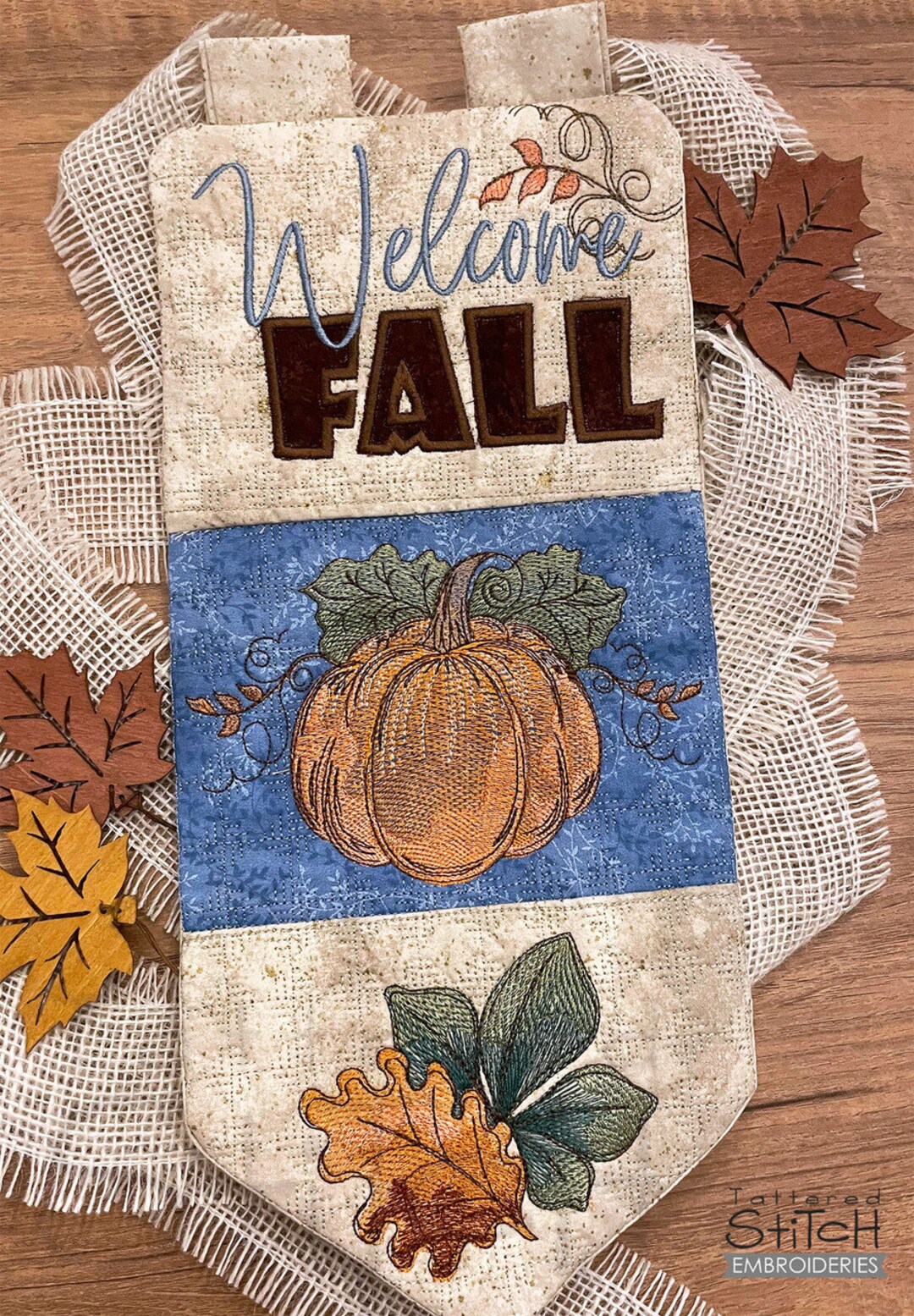WELCOME FALL WALL Hanging - Sewing, Crafting, Embroidery, Gifting ...