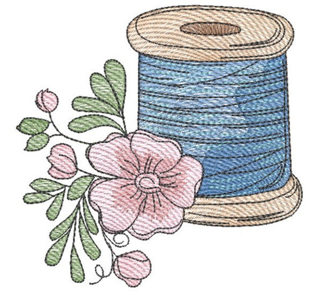 Spool of THREAD - SEWING NOTIONS Embroidery - Notions, Crafting ...