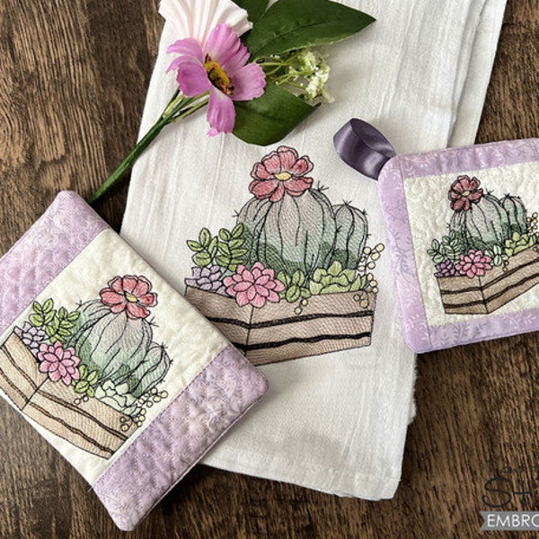 Desert Embroidery Pattern - Etsy