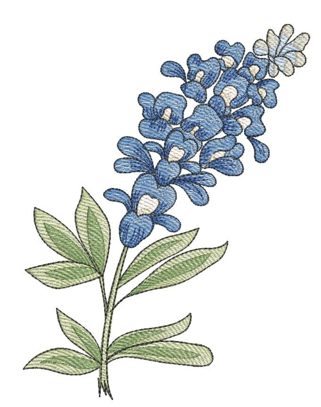 TEXAS - BLUEBONNET - Embroidery Designs - Sewing, Crafting, Embroidery ...
