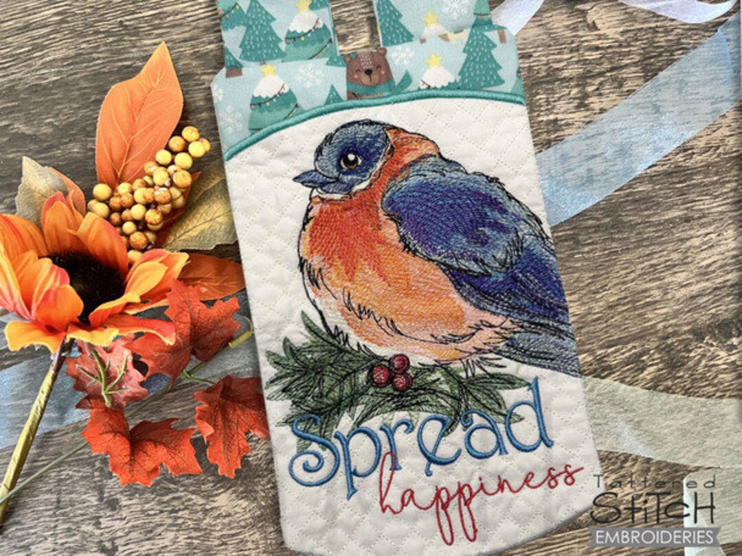 BLUEBIRD BUNDLE - Embroidery - Flags, Bird Embroidery, Bluebird, Birds ...