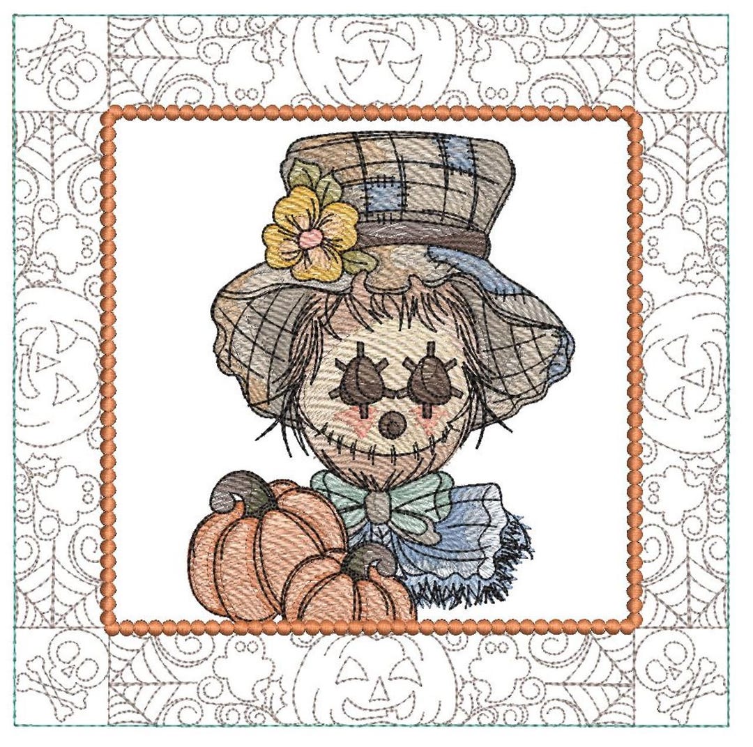 SCARECROW 4 QUILT BLOCK - Sewing, Crafting, Embroidery, Gifting ...